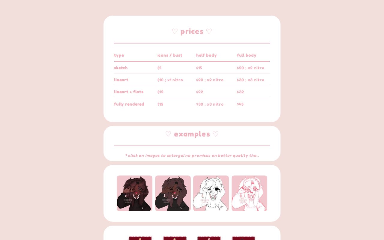 kazzie commissions ୨୧ (xtra)